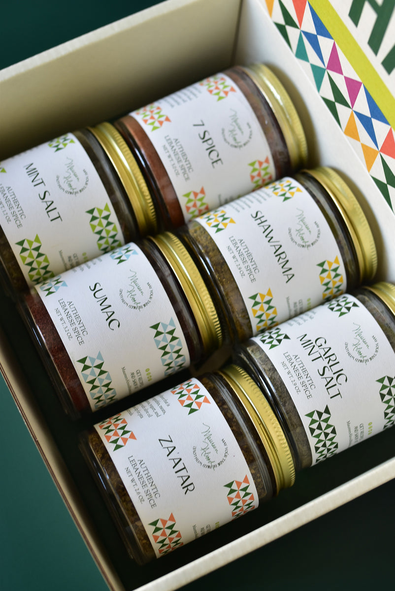 Boxed Set of 6 Spices | Lebanese Spices Gift Pack | Maureen Abood Mark ...